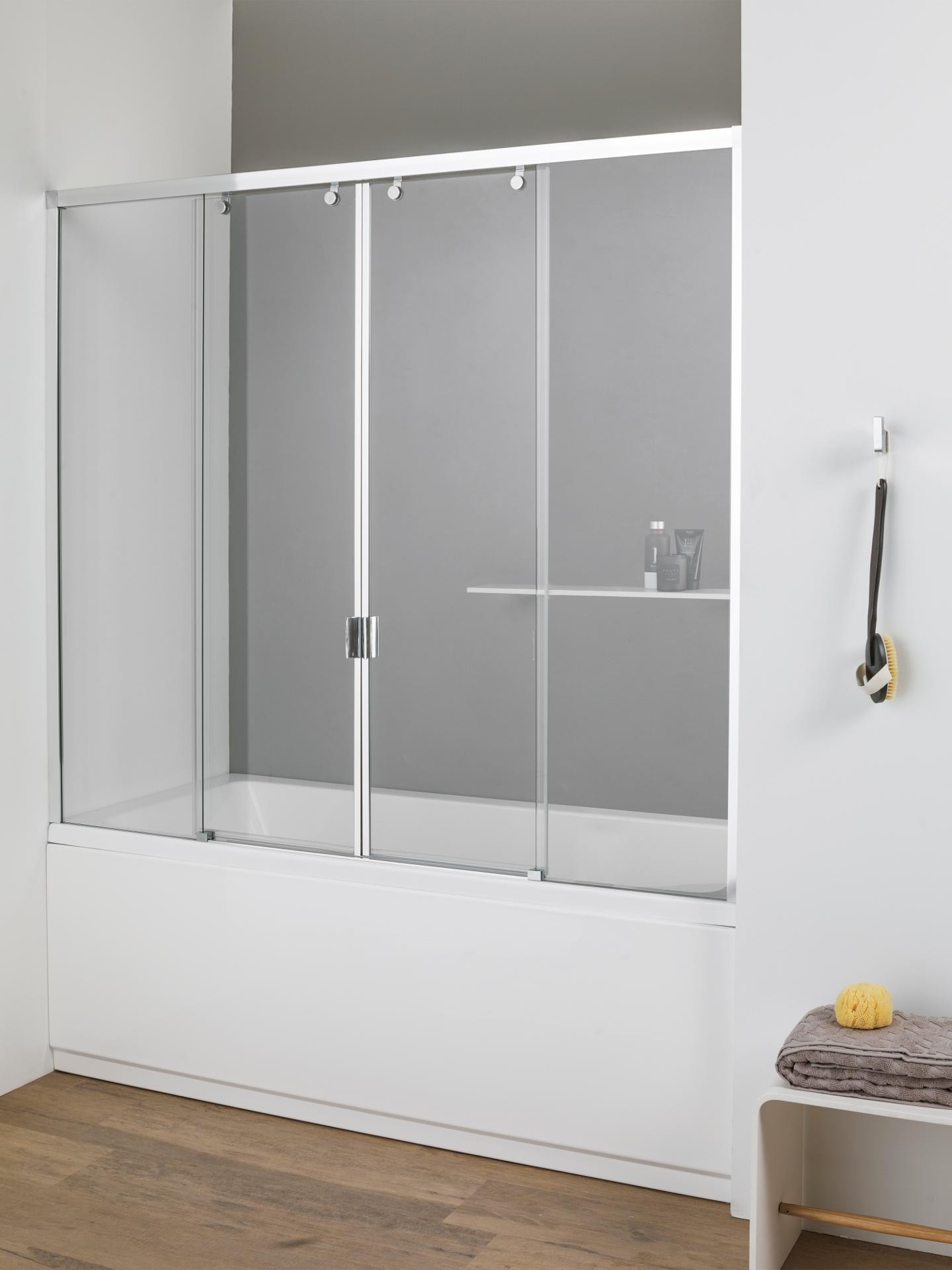 S+line 9/9b Plata Brillo/gr1 Systemglass - S+Line 9/9b - PORCELANOSA Grupo